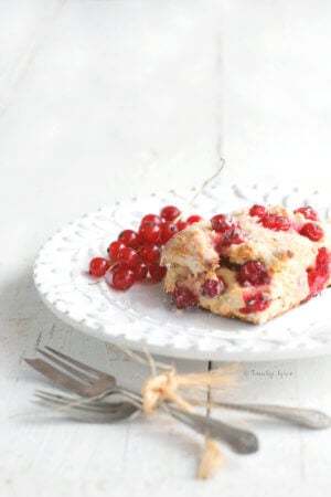 Yogurt Scones with Red Currants - Family Spice