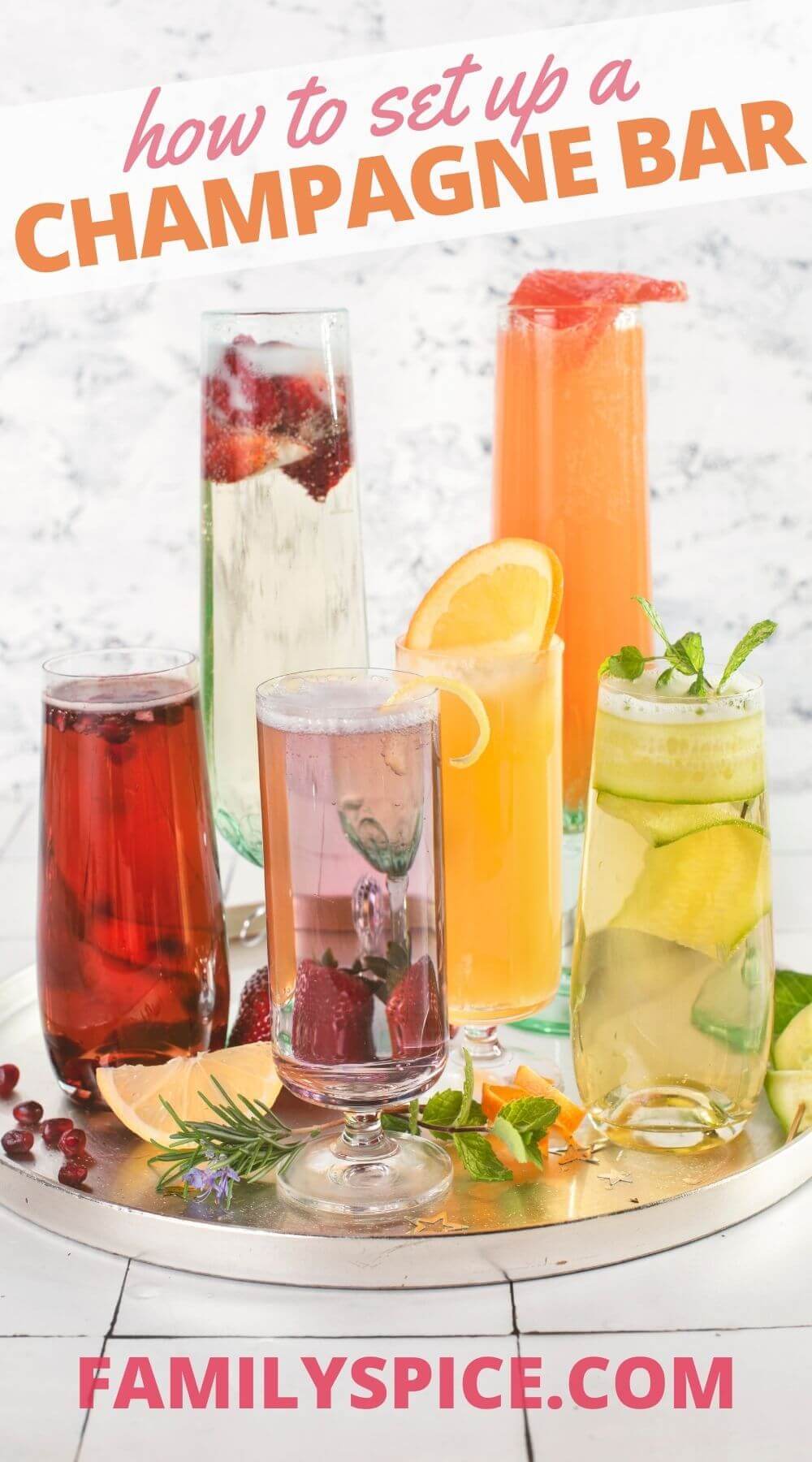 DIY Champagne Bar - Family Spice