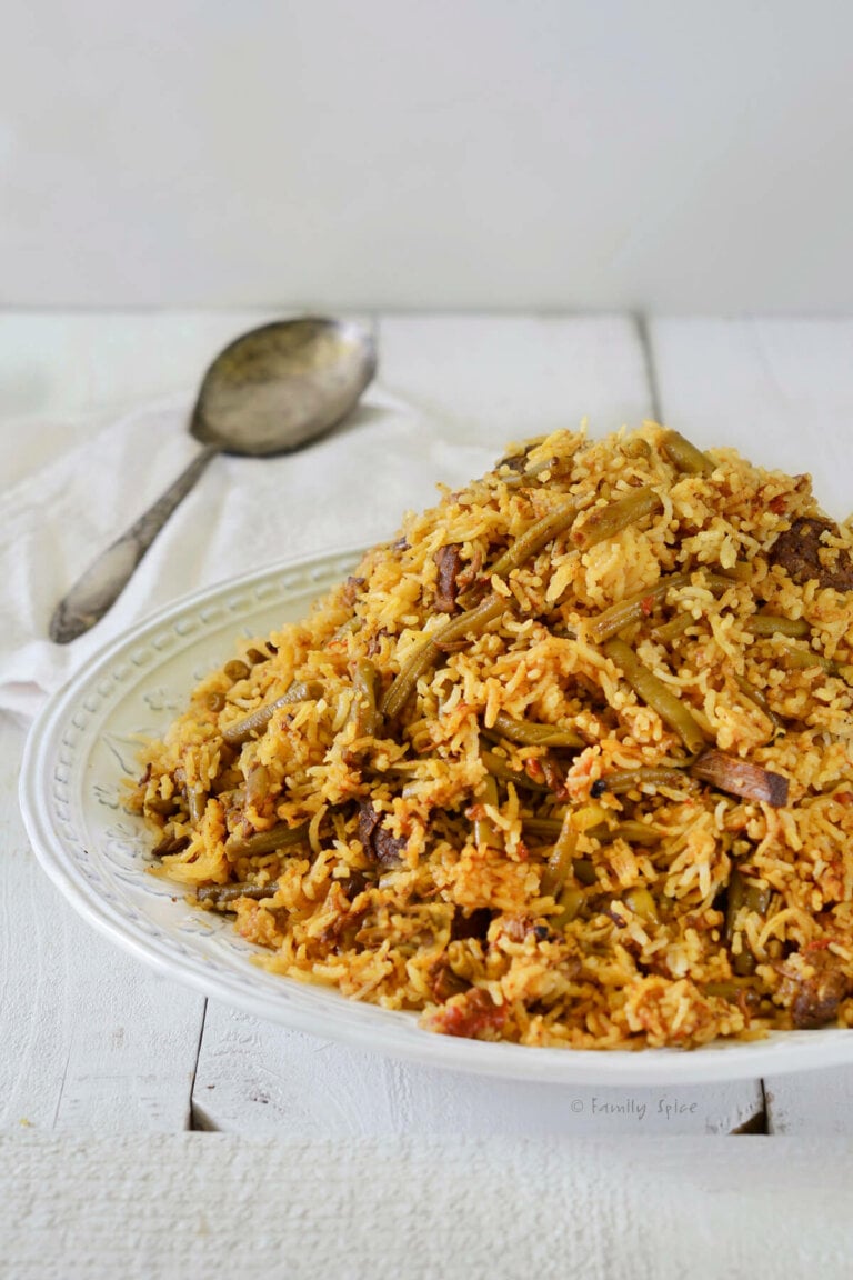 Lubia Polo | Persian Green Bean Rice - Family Spice
