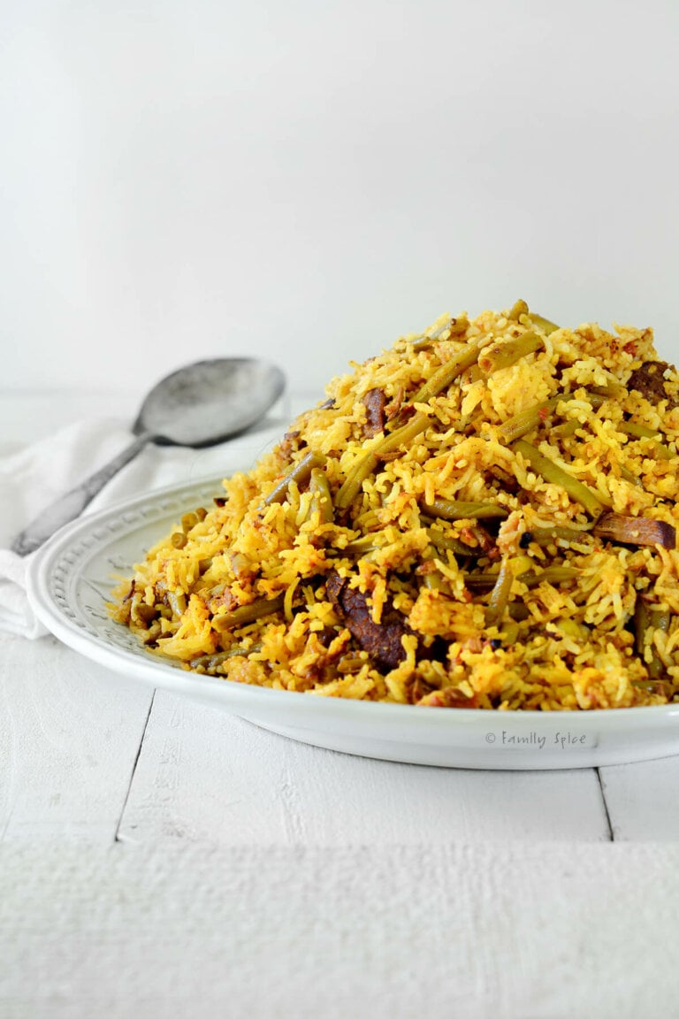 Lubia Polo | Persian Green Bean Rice - Family Spice
