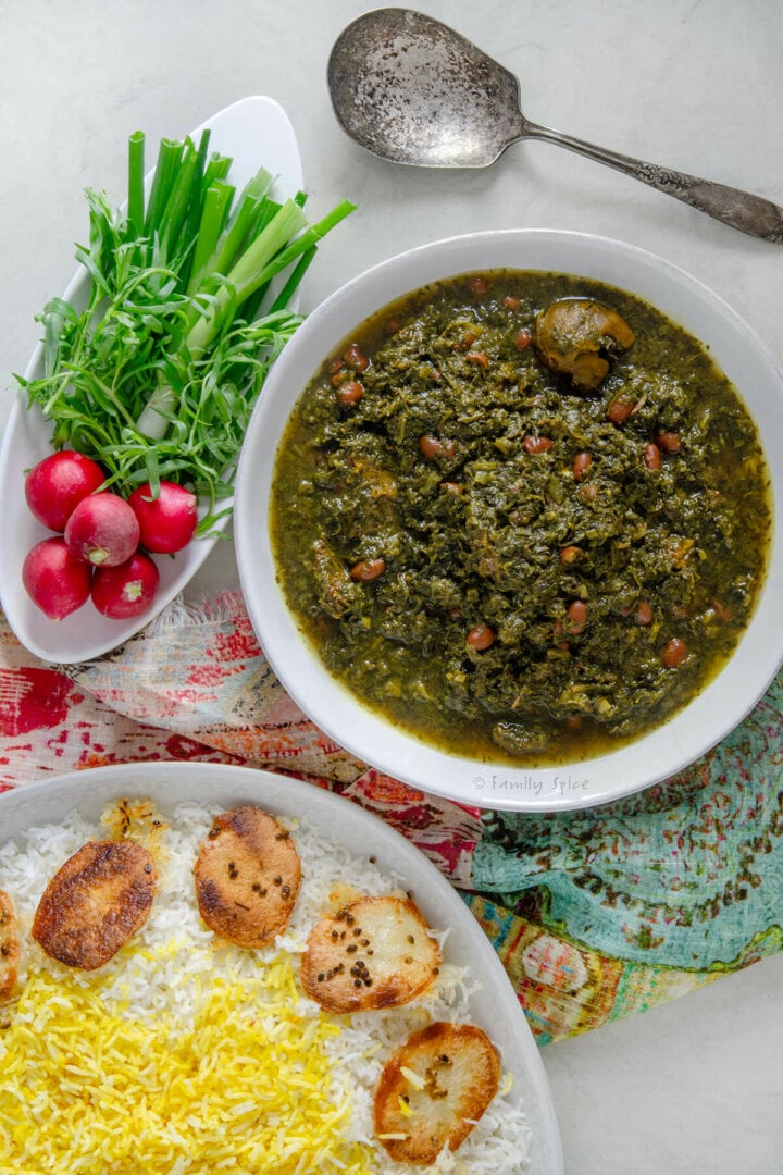 Ghormeh Sabzi - Persian Herb Stew - Family Spice