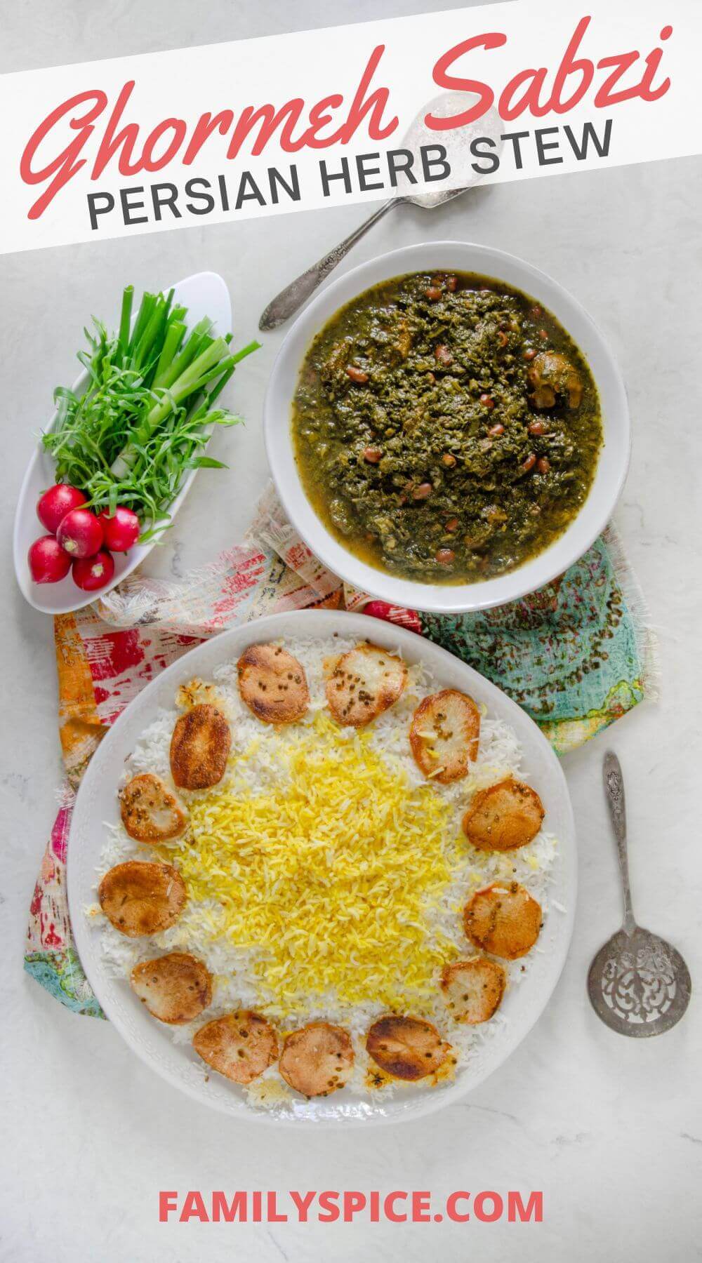 Ghormeh Sabzi - Persian Herb Stew - Family Spice