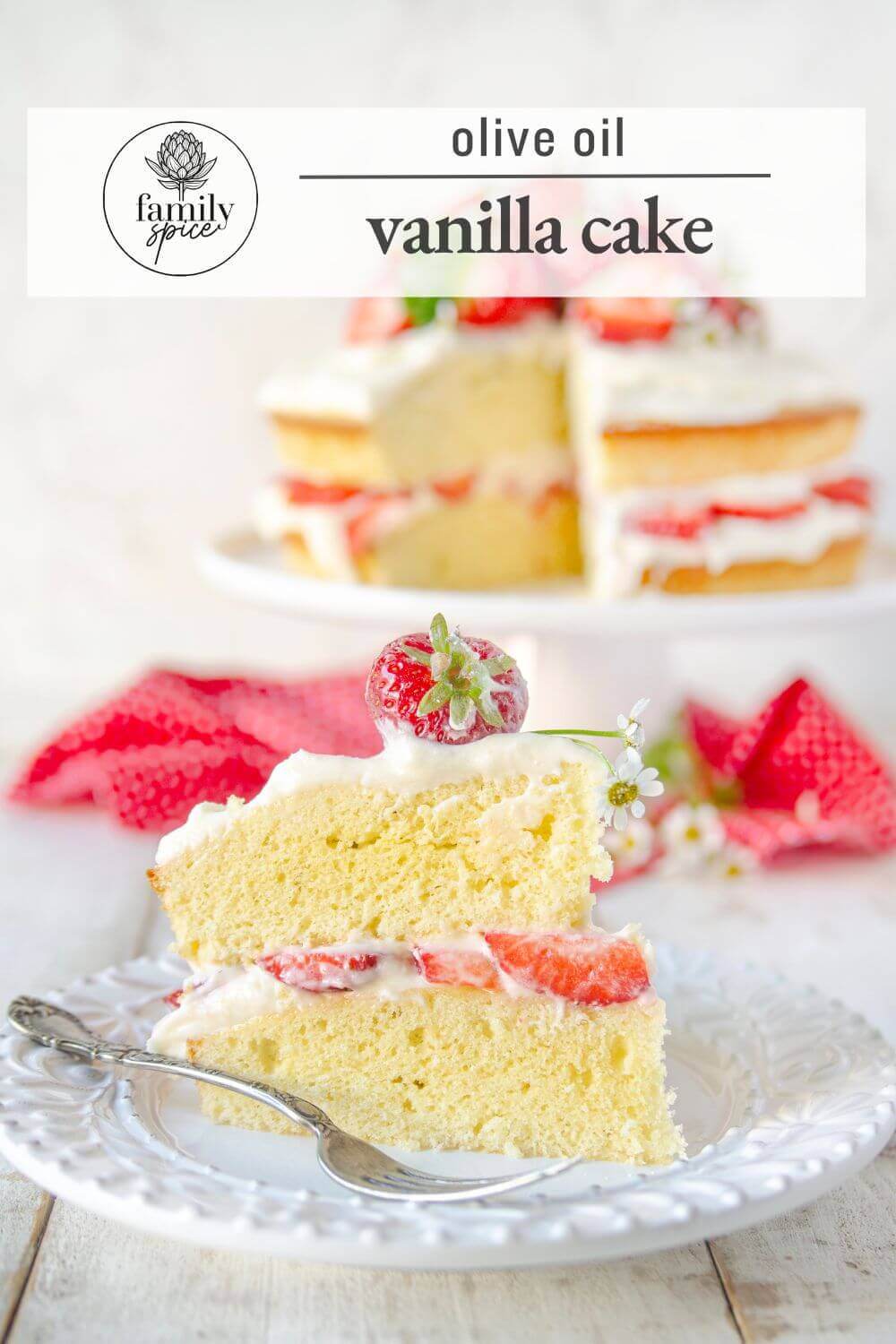 Vanilla Cake Recipe with Oil - Family Spice