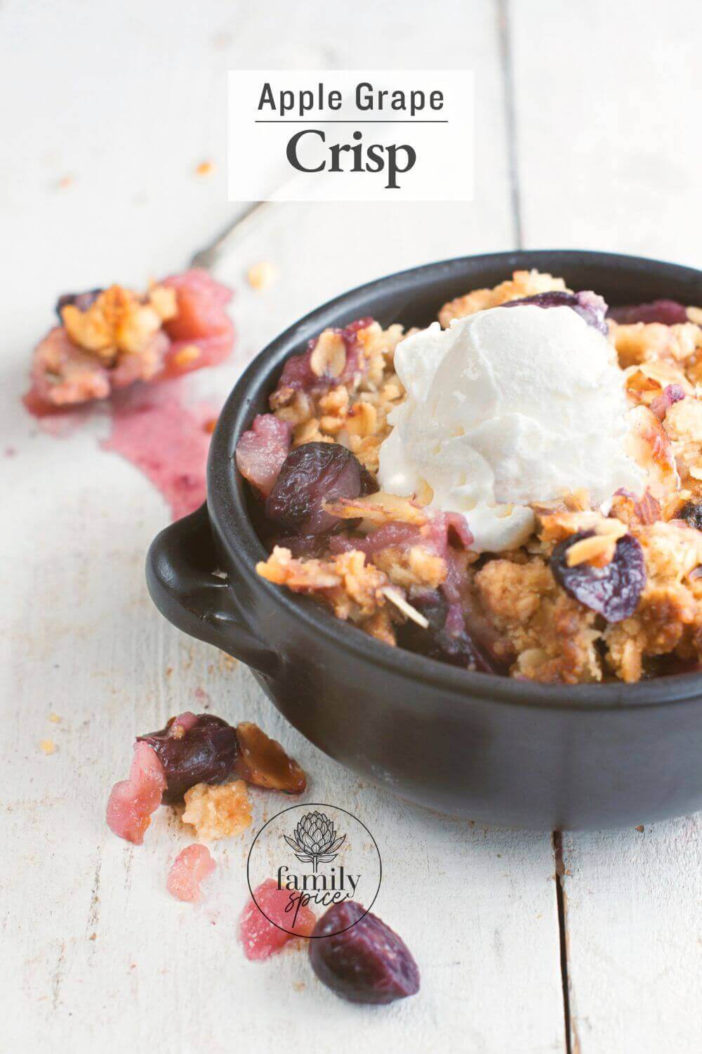 Grape Apple Crisp
